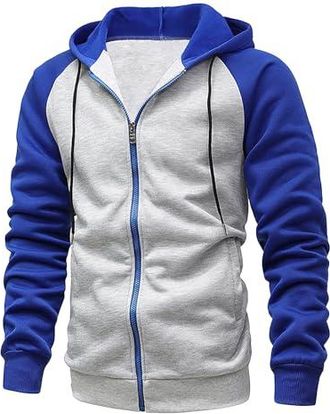 Generic Mens Fashion Capuche Automne Hiver Sweat avec Poches D&eacute;contract&eacute;e Vetement Travail Cole Voyage pour Le Fitness Tunique Sport DExt&eacute;rieur