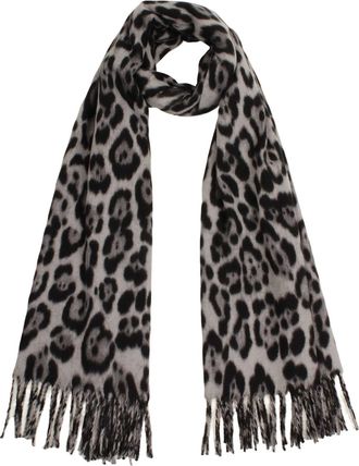 Samaya Superweicher, flie&szlig;end fallender Webschal Nosany mit einem wundersch&ouml;nen Animalprint