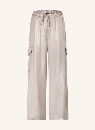 ER Elias Rumelis Elias Rumelis Cargo-Culotte Hermi Aus Satin silber