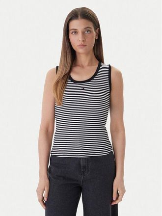 Tommy Jeans Top Essential DW0DW20673 Schwarz Regular Fit