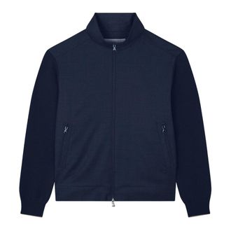 Paul & Shark Homme, Sweatshirts et sweats &agrave; capuche, Bleu, Taille: 2XL Hybrid Riviera Merino Cardigan