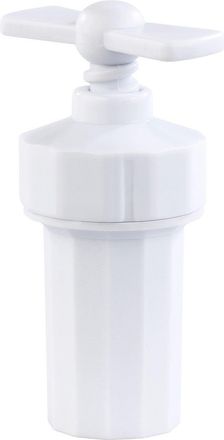 Pearl Knoblauch Schneider: Knoblauchpresse- & Aufbewahrung mit Dosier-Spindel (Knoblauchpresse zum drehen, Knoblauch Presse, Zerkleinerer)