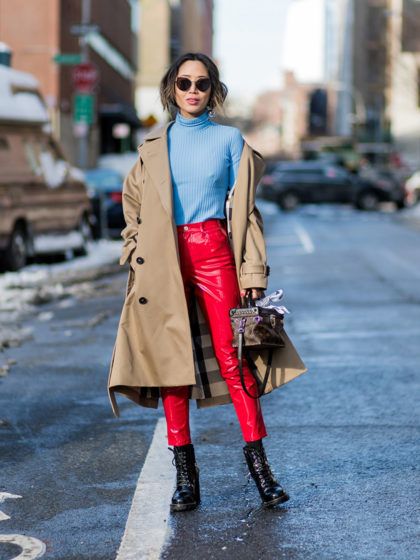 On ose : le pantalon en vinyle