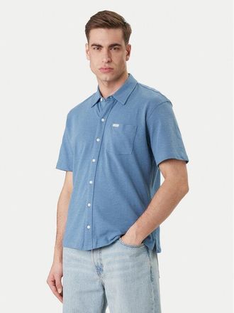 Guess Hemd M6GP02 KE731 Blau Regular Fit