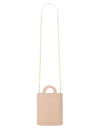Marni Womens Tropicalia Nano Bag Pink Calf Leather Shoulder