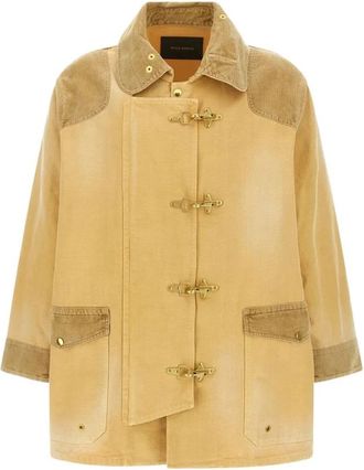 Wales Bonner Wales Bonner, Homme, Manteaux, Jaune, Taille: L Sierra Coat