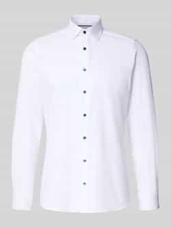 Olymp Level 5 Slim Fit Business-Hemd mit Kentkragen