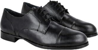 Lince Lince Blucher Comodo | Semelle en caoutchouc | Semelle int&eacute;rieure gel | I30015 | Fabriqu&eacute;es en Espagne, Noir, 36 EU