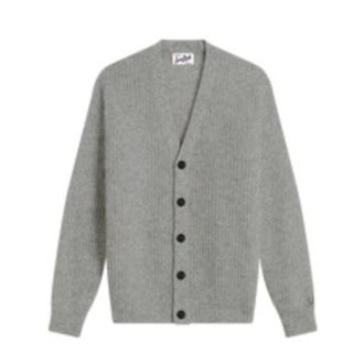 MC2 Saint Barth Herrison Rippenstrick-Cardigan aus Wolle - - Knitwear - Herren - Grau - XL