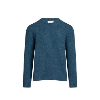 Saison 1865 Pull Galpa col rond en alpaga m&eacute;lang&eacute;