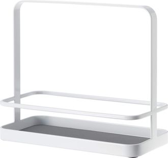 Yamazaki Tableware Yamazaki 2254 TOWER Menage, weiß, Stahl, Minimalistisches Design, 21 x 10 x 18 cm (LxBxH)