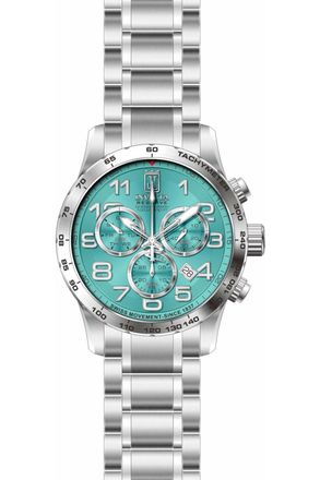 Invicta Jason Taylor 51260 Herrenuhr - Quarzwerk - Edelstahl mit blauem Zifferblatt - 48 mm