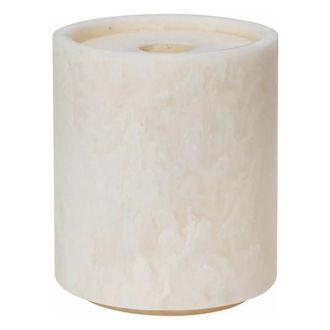 Ferm Living Boîte ronde à coton-tige avec couvercle Mist Ferm Living