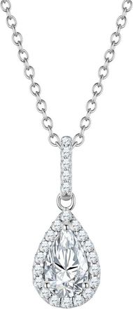 Glanzst&uuml;cke M&uuml;nchen Halskette - Kette mit Anh&auml;nger Sterling Silber Zirkonia wei&szlig; - Gr. unisize - in Silber - f&uuml;r Damen