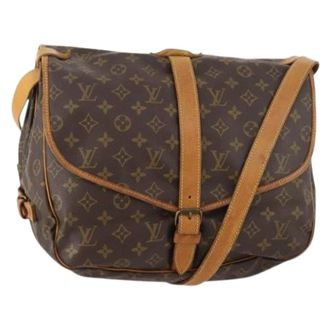 Louis Vuitton Sac bandouli&egrave;re Saumur 35 Pre-owned - Femme - Pre-owned - Brun - Taille: ONE Size