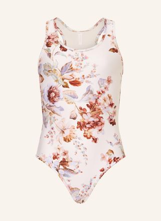Zimmermann Badeanzug Awaken Mit Cut-Out weiss