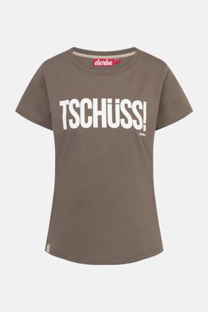 Derbe Derbe T-Shirt Tsch&uuml;ss Damen Braun GOTS Organic