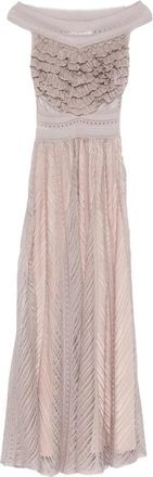 Antonino Valenti Ruffled-panel Maxi Dress