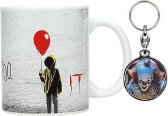 SD toys Set Tasse Youll Float Too + Schl&uuml;sselanh&auml;nger aus Metall IT