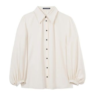 Luisa Cerano Stylische Bluse - - Blouses & Shirts - Damen - Wei&szlig; - L