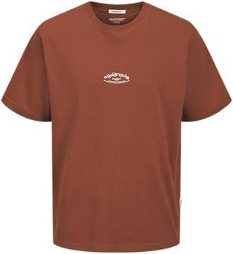 Jack & Jones Joracapulco Back T-Shirt &agrave; col Rond pour Homme, Arabian Spice, L