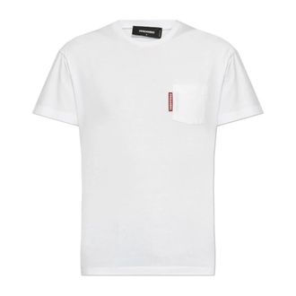 Dsquared2 T-Shirt mit Print - - Tops - Damen - Wei&szlig; - XL