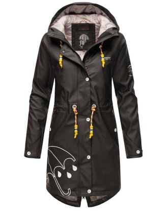 Marikoo Outdoorjacke Dancing Umbrella mit einer gro&szlig;en Kapuze