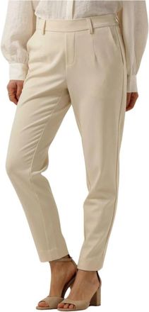 Object Beige Slim Pantalon f&uuml;r Frauen - - Trousers - Damen - Beige - W34