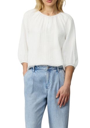 s.Oliver Strukturierte Relaxed-Fit-Bluse mit Raffungen und Raglan&auml;rmeln