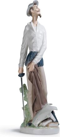 Lladro Figur Aufrechter Don Quichotte. Don Quixote. Porzellan