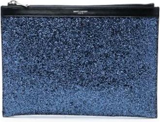 Saint Laurent Pochette Vintage Pre-owned - Femme - Pre-owned - Bleu - Taille: ONE Size