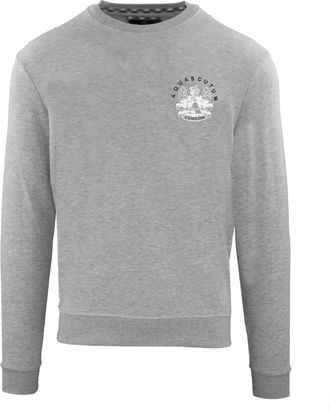 Aquascutum Sweatshirt f&uuml;r Herren, Rundhalsausschnitt (Grau)