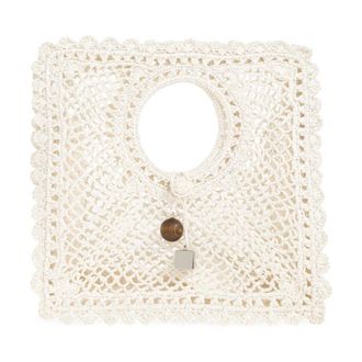 Jacquemus Spiaggia Small Square Bag - - Bags - Damen - Wei&szlig; - ONE SIZE