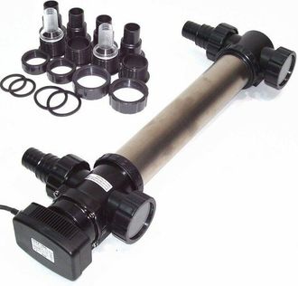 Apex Edelstahl uvc Teichkl&auml;rer 55W Wasserkl&auml;rer 55007 Lichtfilter Vorkl&auml;rger&auml;t Koi