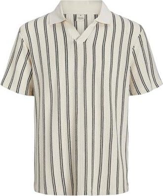 Jack & Jones Jprbluharry SS Split Neck Polo Pls col Fendu, Cloud Dancer, 4XL Hommes