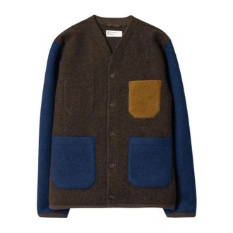 Universal Works Cardigan en laine polaire - Homme - Pulls - Multicolore - Taille: L