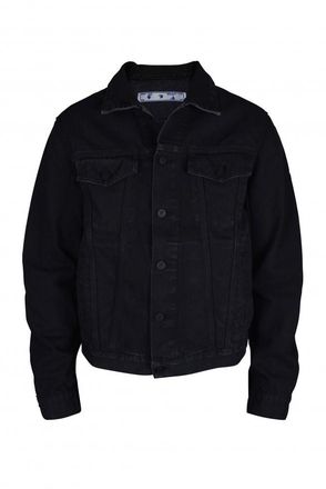 Off-white Jeansjacke Schwarz