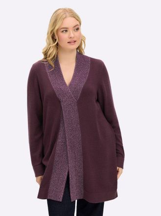 Sheego Strickpullover Longpullover