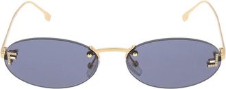 Fendi Stilvolle Sonnenbrille mit einzigartigem Design - - Accessories - unisex - Gelb - ONE SIZE