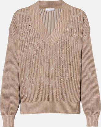 Brunello Cucinelli Pullover aus einem Baumwollgemisch