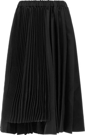 Comme Des Gar&ccedil;ons Jupe Midi - Noir