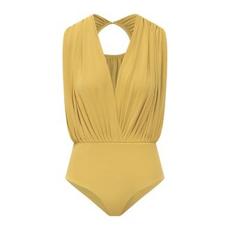 Des_Phemmes DES Phemmes, Femme, Tops, Jaune, Taille: 36 FR Cape Bodysuit