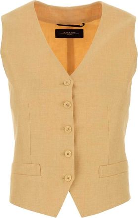 Max Mara Femme, Vestes, Orange, Taille: 36 FR Pace Vest