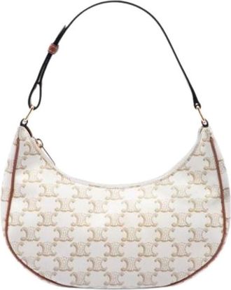 Celine Sac bandouli&egrave;re Ava Pre-owned - Femme - Pre-owned - Blanc - Taille: ONE Size