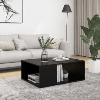vidaXL Table basse noir 90x67x33 cm bois ding&eacute;nierie Vidaxl