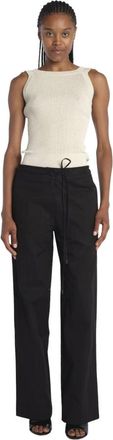 Le 17 Septembre Femme, Pantalons, Noir, Taille: 40 FR Pantaloni coulisse