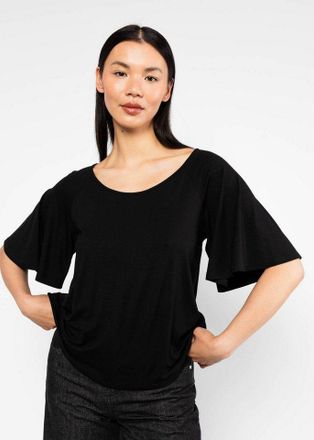 Blutsgeschwister Kurzarmshirt - Fly Little Bird - Oversize Damen Shirt - lockeres Shirt mit R&uuml;ckenau