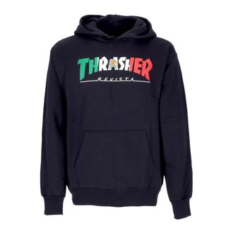 Thrasher Mexico Schwarzer Hoodie f&uuml;r M&auml;nner - - Sweatshirts & Hoodies - Herren - Schwarzk - XL