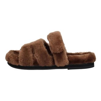 Bibi Lou Femme, Chaussures, Brun, Taille: 38 EU Faux Fur Mules