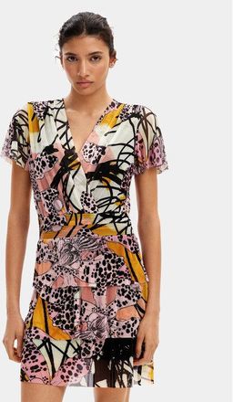 Desigual Sommerkleid MONSIEUR CHRISTIAN LACROIX Cadiz 24SWVK52 Bunt Regular Fit